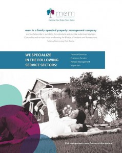 Newest Advertisement | mem property management corporation